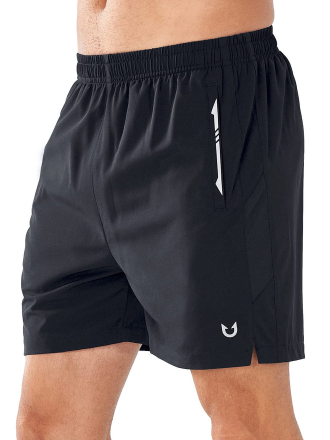 Men's 5-Inch Inseam Athletic Running Shorts for Gym & Breathable Mesh ...